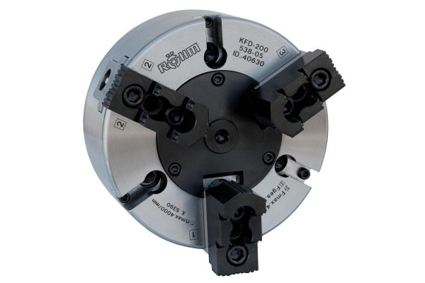power chuck out through-hole KFD 500, 3-jaw, standard design ...
