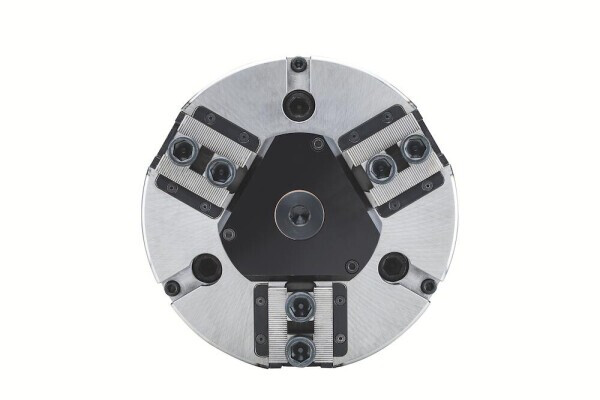 power chuck out through-hole KFD-EC200, 3-jaw, controlled piston ...