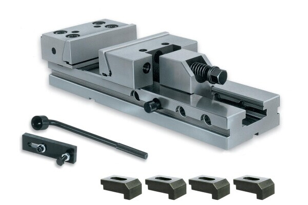 Machine vice MSR, jaw width 150, clamping capacity 200,draw-down jaws ...
